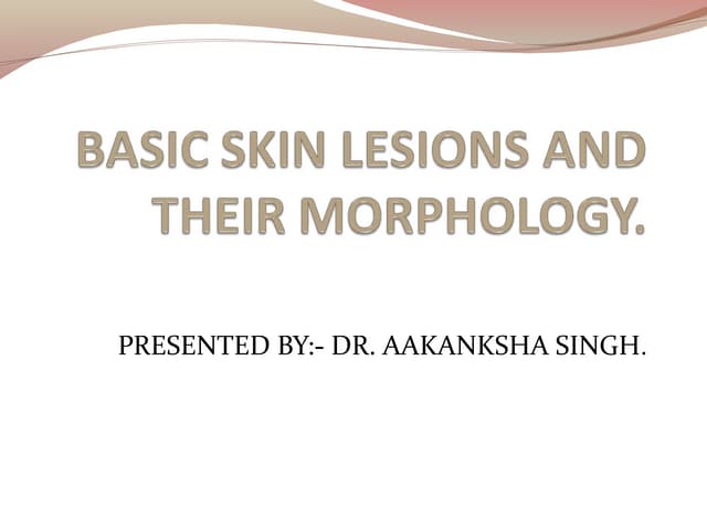 Dermatology (terminology of skin lesions) | PDF
