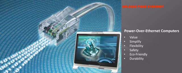 Power Over Ethernet Computing Pptx Computer Networking Computing