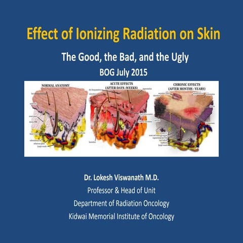 Radiotherapy and Skin reaction | PPTX