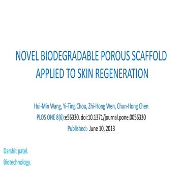 Skin regeneration | PPTX