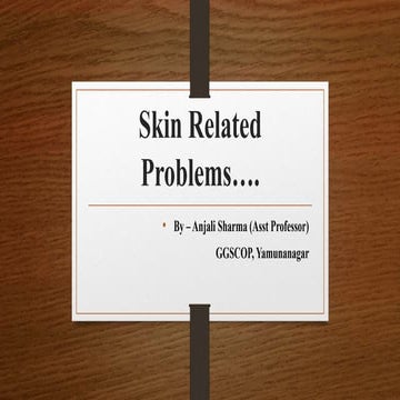 Skin Related Problems ppt.pptx