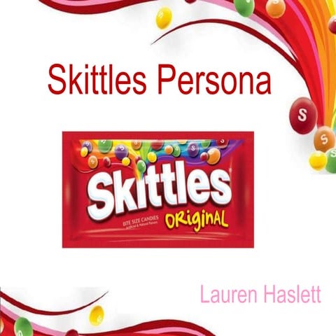 Skittles persona | PPTX