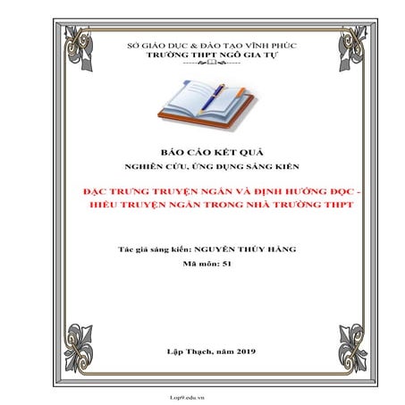 SKKN Đặc trưng truyện ngắn và định hướng đọc - hiểu văn bản truyện ngắn trong nhà trường THPT.pdf