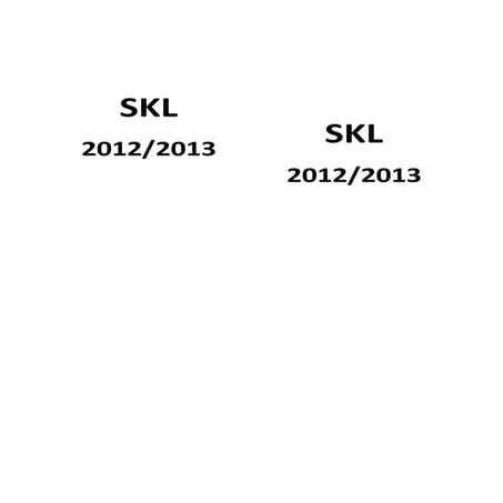 Skl | PDF