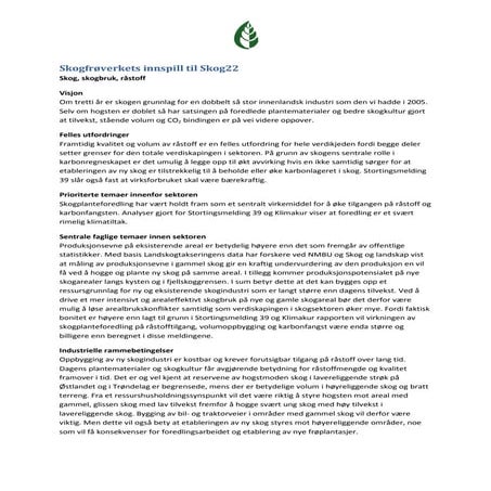 Skog skogfrøverket | PDF