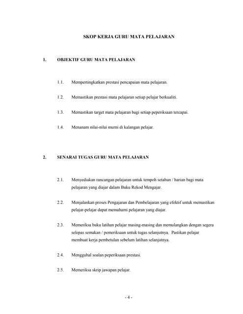 Borang time off | PDF