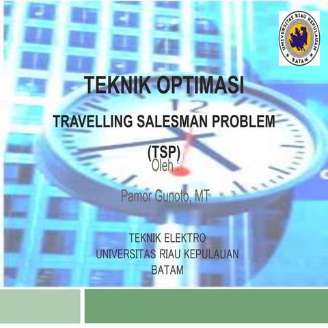 Teknik Optimasi TSP | PPTX