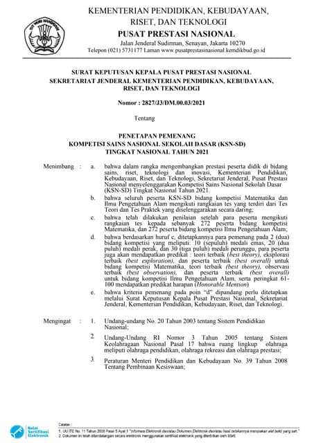 Proposal Kegiatan FLS2N, LCSP dan OSN Terbaru | PDF
