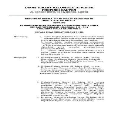 Sk pengorganisasian pis pk | DOCX