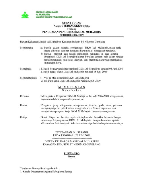 Contoh proposal pembangunan masjid | DOCX