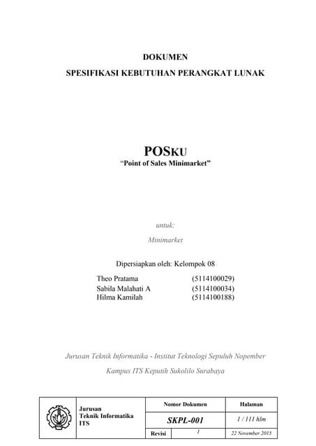 Skpl proyek a | DOCX