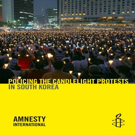 POLICING THE CANDLELIGHT PROTESTS IN SOUTH KOREA(Korean) | PDF