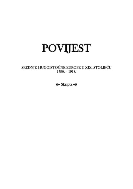 Skripta hrvatska povijest u razvijenom i kasnom sr vijeku | PDF