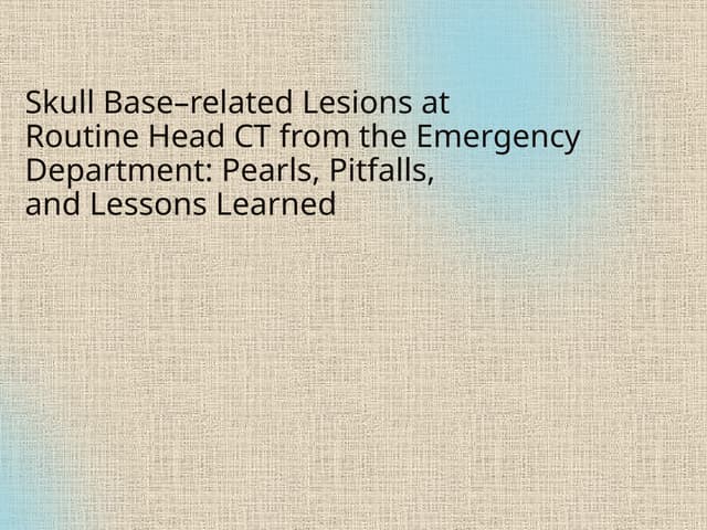 Anterior cranial-fossa | PPT