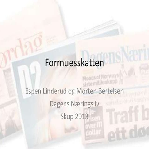 Formueskatten | PPT
