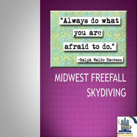 Skydiving near Detroit - Midwest Freefall | PPTX