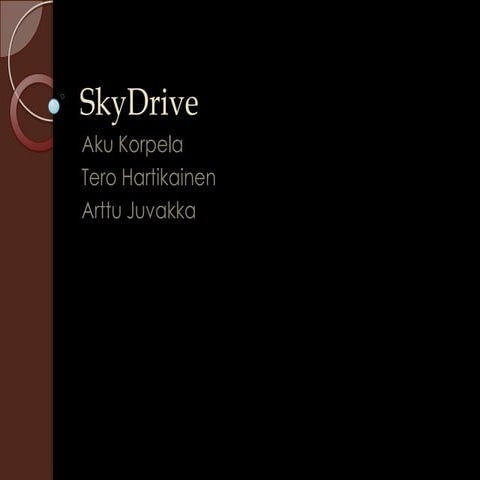 Skydrive | PPT