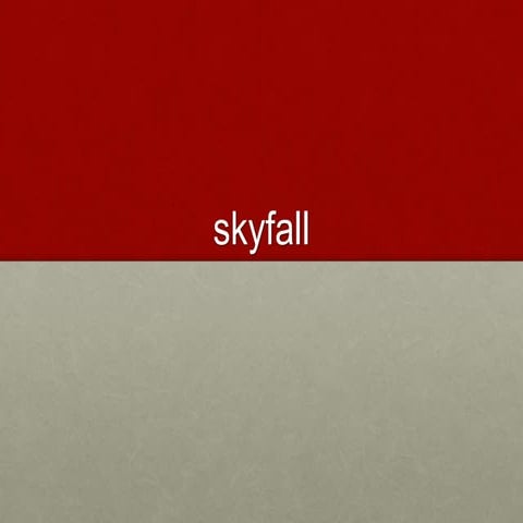 Skyfall presentation | PPT