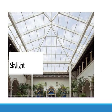 Skylight types and kinds presentation deck | PDF