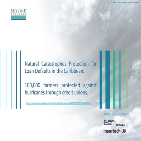 Skyline Partners - InsurTech Innovation Award 2022 | PPT