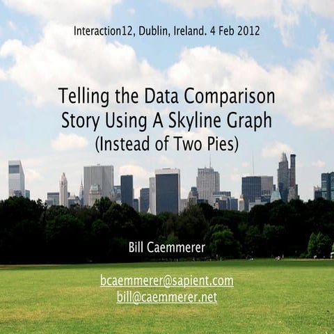 Telling the Data Comparison Story Using A Skyline Graph (Instead of Two ...