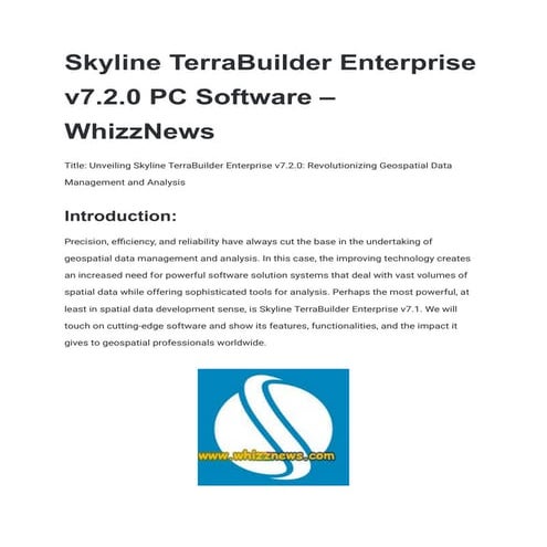 Skyline TerraBuilder Enterprise v7.2.0 PC Software – WhizzNews.pdf