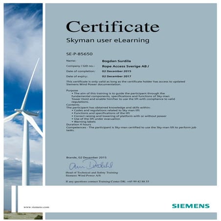 Skyman lift | PDF