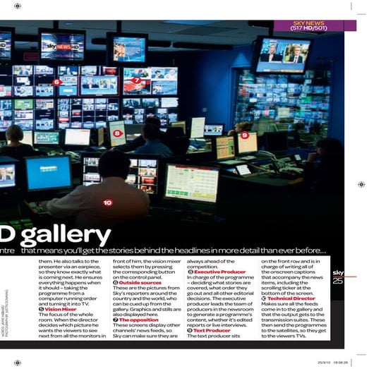 Sky News HD Production Gallery | PDF