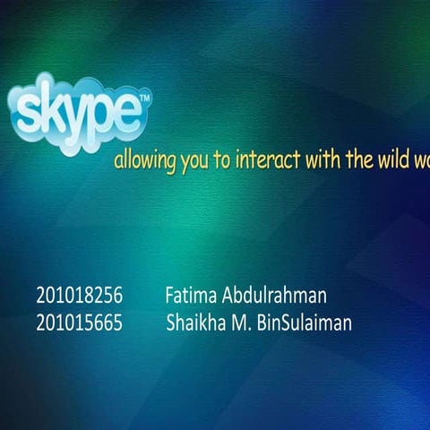 Setting up Skype | PPTX