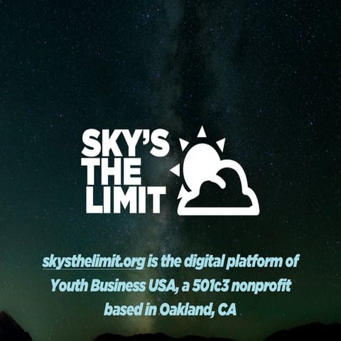 SKY'S THE LIMIT - Advisor & Mentor Orientation | PPT