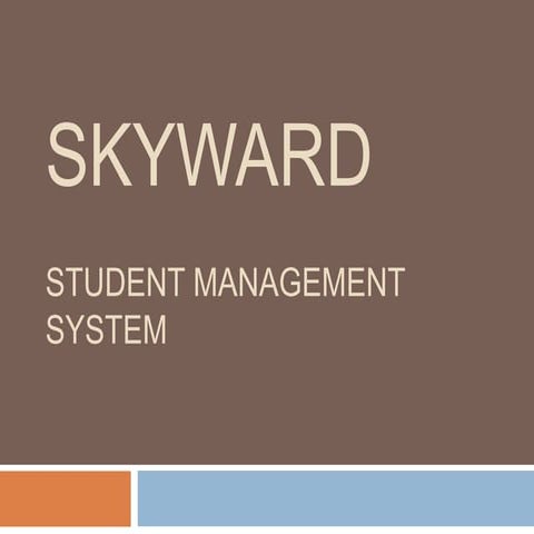 Skyward presentation nov 23 | PPTX