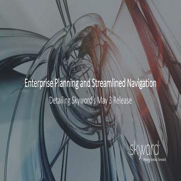 Enterprise Planning and Streamlined Navigation from Skyword [Webinar ...
