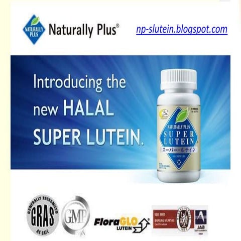 Super Lutein for eyesight | PPT