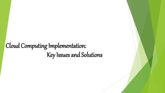 NIST Cloud Computing Reference Architecture | PPT