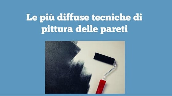 Tipi di pittura per pareti | PPT