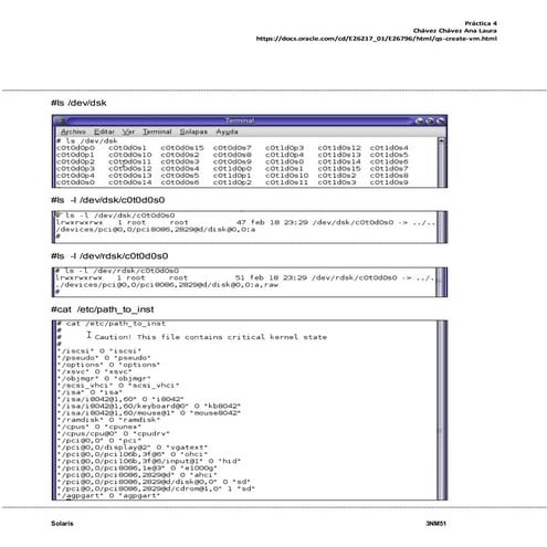Práctica 5 Solaris | PDF
