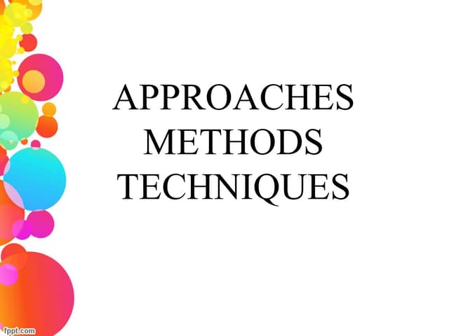 Intra-Disciplinary Approaches in Education | PPTX