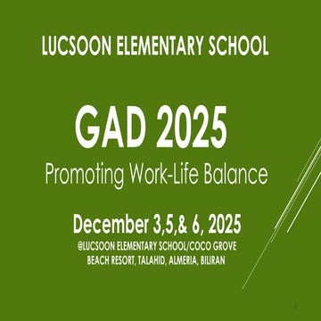 School Learning Action Cell of Lucson Elementary School | PPTX