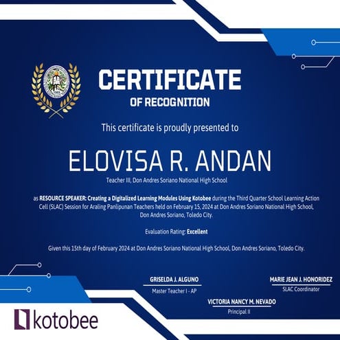 SLAC-Certificate-Andannnnnnnnnnnnnnn.pdf | Professional School | Postgraduate Education