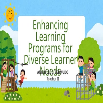SLAC Teaching Strategies for diverse Learners | PPTX