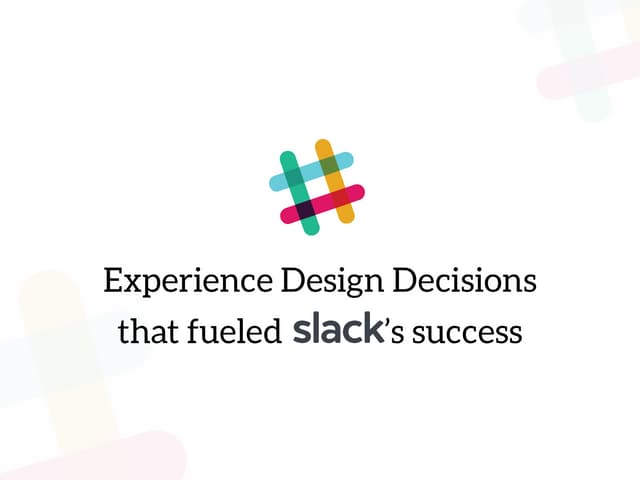 Introduction to slack and how my team used it | PDF
