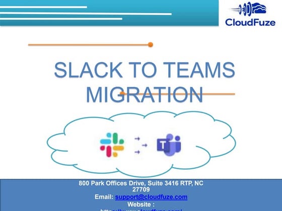 Slack to Microsoft Teams Migration | PPT