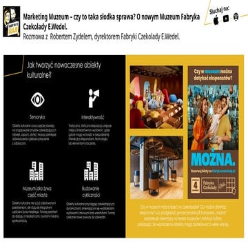 Słodkie sprawki, czyli o marketingu Muzeum Fabryka Czekolady E.Wedel ...