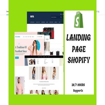 design shopify landing page | PDF | Technology & Computing