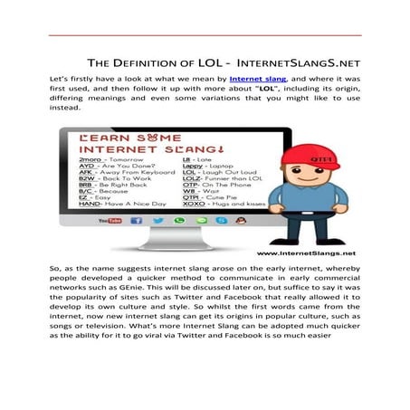Internet Slang words - Internet Dictionary - InternetSlangs.net