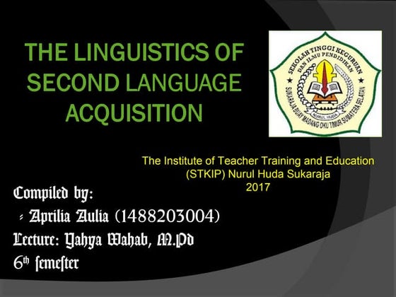 Second language acquisition-linguistic.ppt