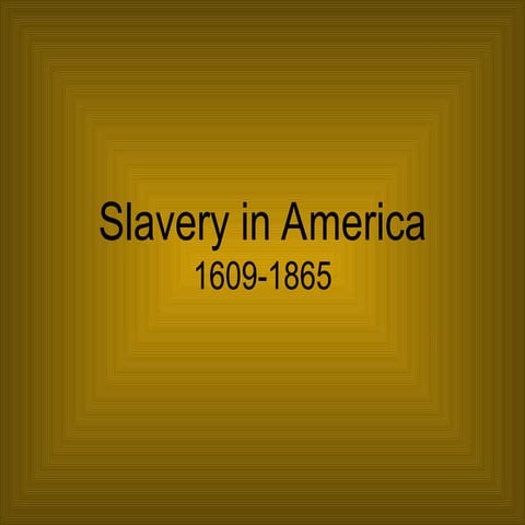 Slavery | PPTX