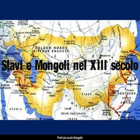Slavi e Mongoli nel XIII secolo | PPT