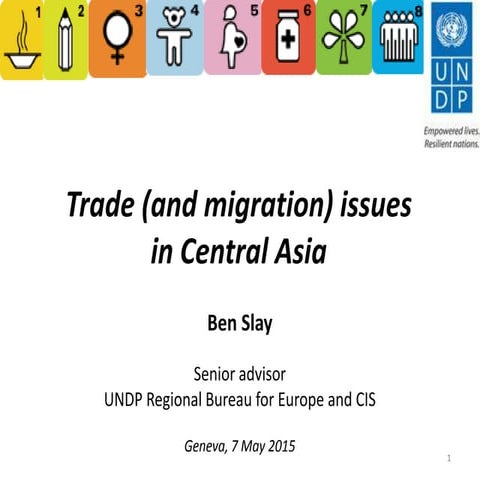 Trade and Migration issues in Central Asia | PPTX