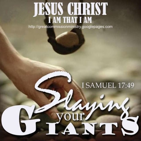 Slaying Your Giants | PPT